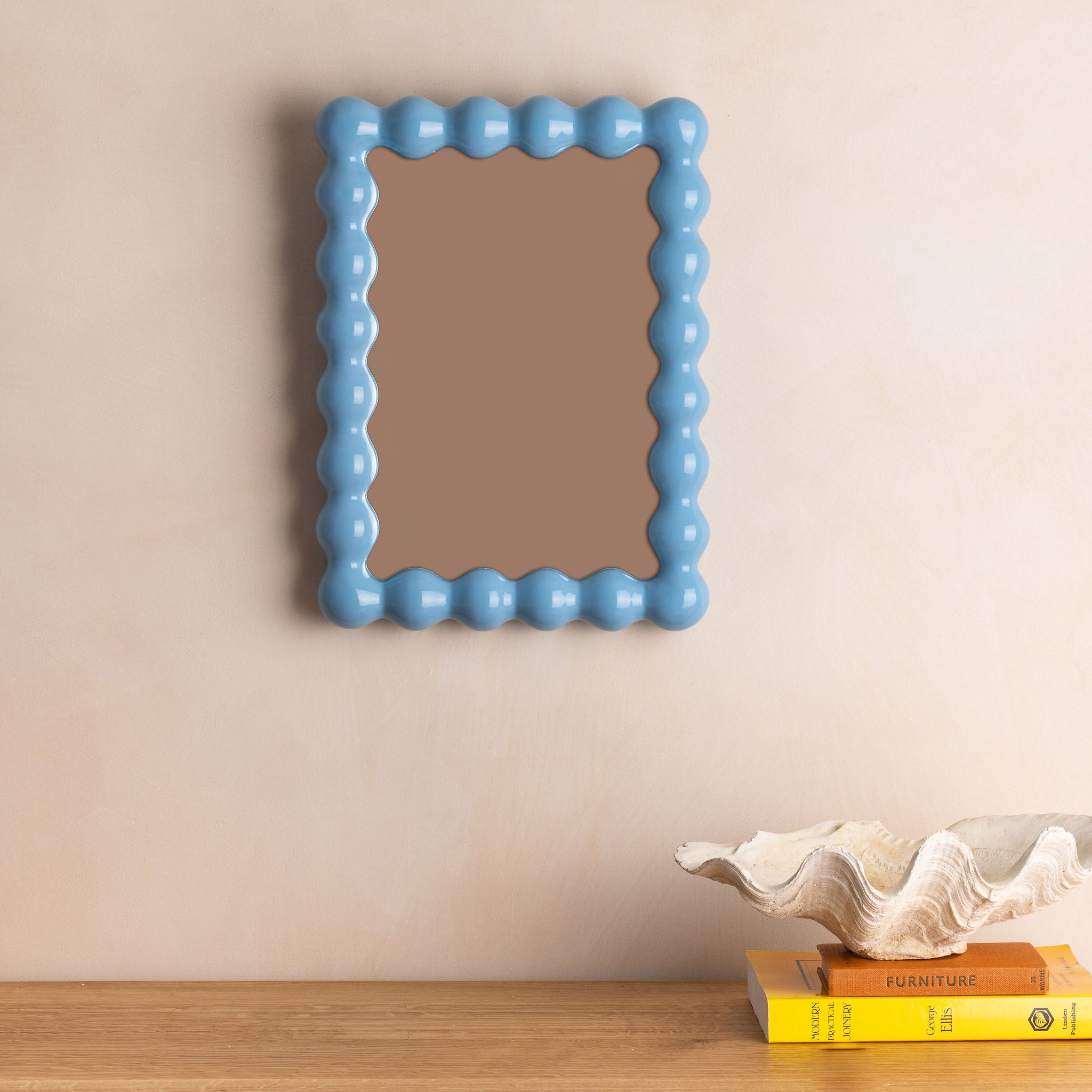 Cloakroom Bobbin Mirror, Gloss - Sussex Sky – ALFRED NEWALL