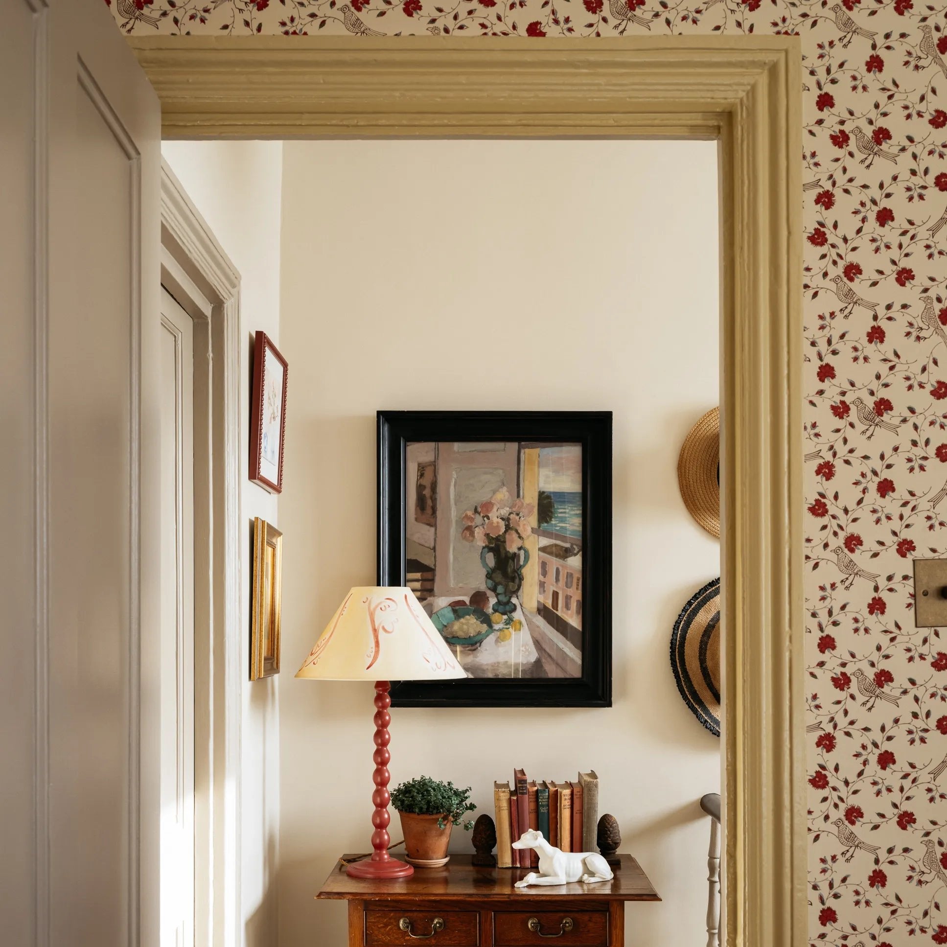 Bobbin Bedside Lamp Base, Gloss - Classic Red – ALFRED NEWALL