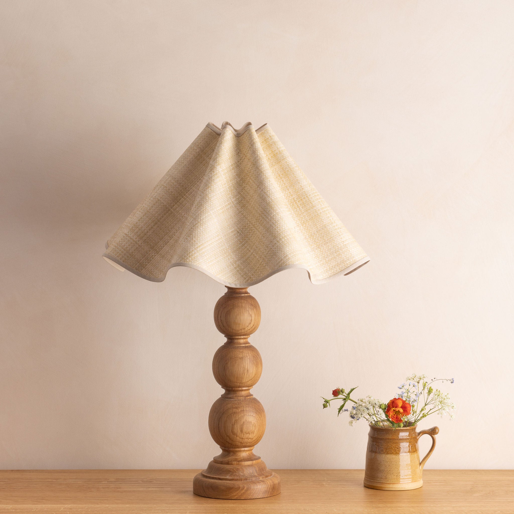 Natural Wood Lamp Base