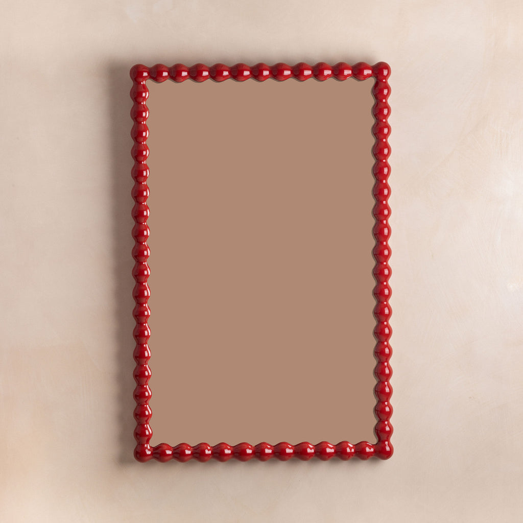 Bobbin Mirror, Gloss - Classic Red – ALFRED NEWALL