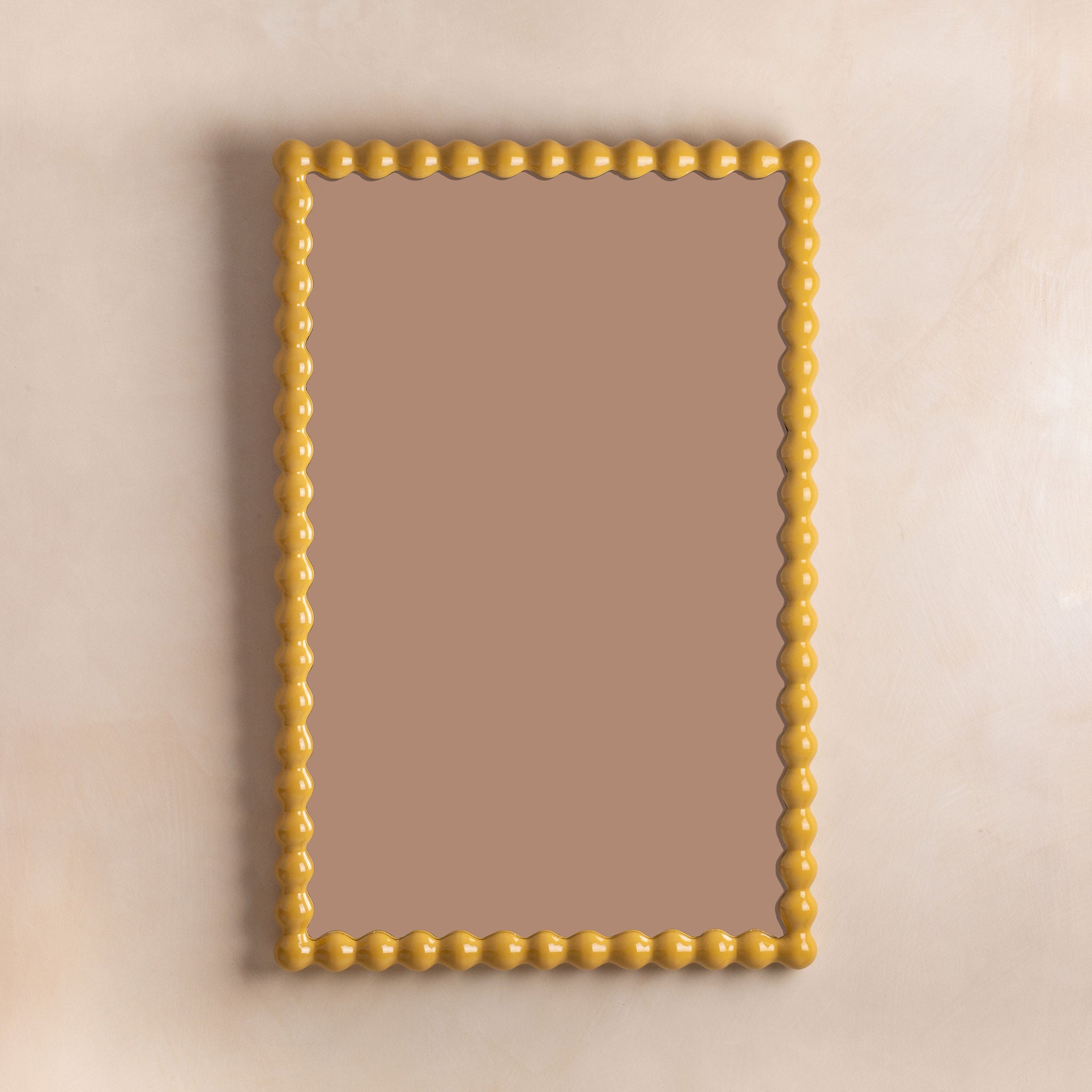 Bobbin Mirror, Gloss - Flax – ALFRED NEWALL